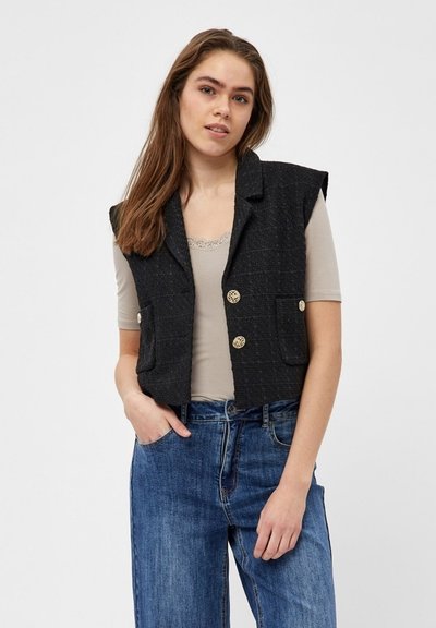 Kaffe BPALYA SHORT WAISTCOAT QUILTED VEST JACKET - Weste - amphora ...