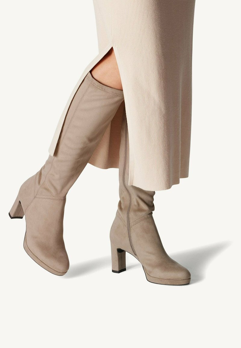 Tamaris High heeled boots - taupe/beige - Zalando.ie