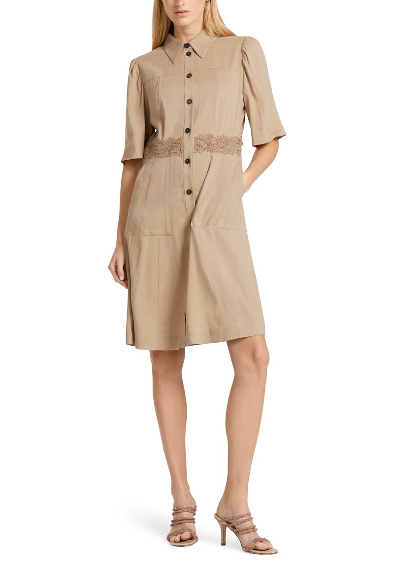 Marc Cain Shirt dress - deep sand/sand - Zalando.de
