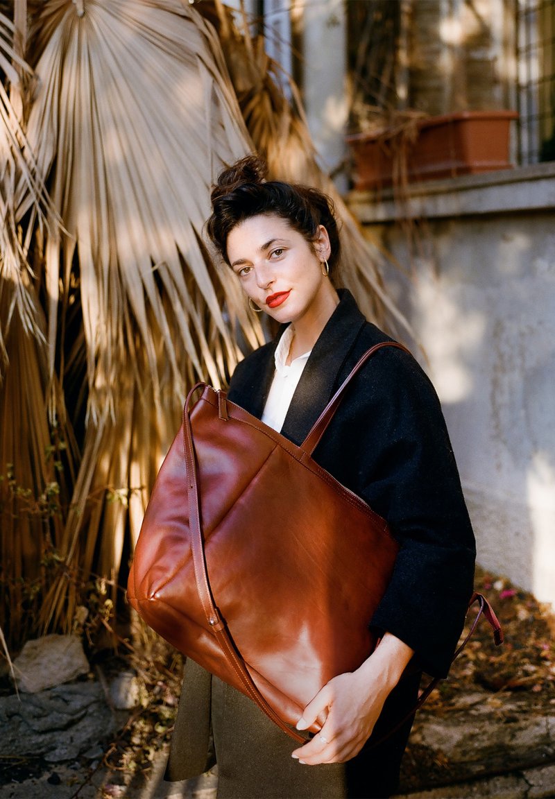 BALAGAN IMA L - Torba na zakupy/brązowy - Zalando.pl