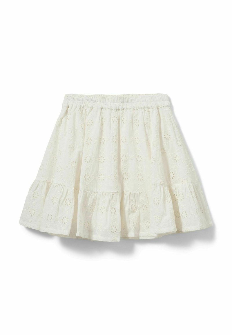 Sofie Schnoor ADRIENNESY - A-line skirt - snow white/white - Zalando.ie