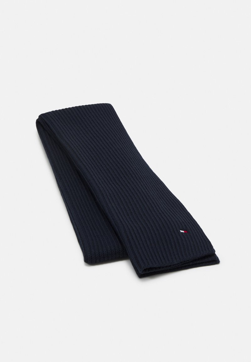 Tommy Hilfiger ESSENTIAL FLAG - Scarf - space blue/dark blue - Zalando.co.uk