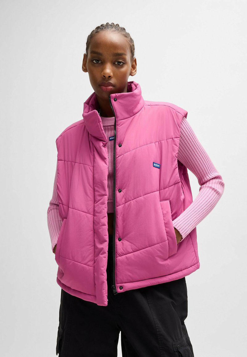 HUGO FALISA - Waistcoat - pink seven/pink - Zalando
