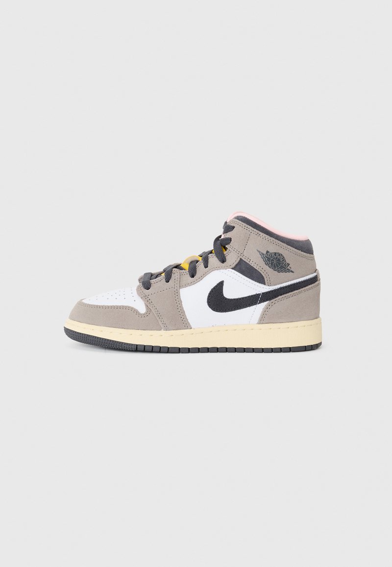 Jordan AIR JORDAN 1 UNISEX - Zapatillas altas - white/oil grey/cave ...