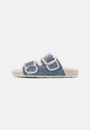 Diesel SA-SLIDE D DENIM - Sandaler - light blue/lyseblå - Zalando.dk