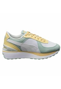 Puma CRUISE RIDER NU PASTEL - Sneaker low - white minty burst/weiß ...