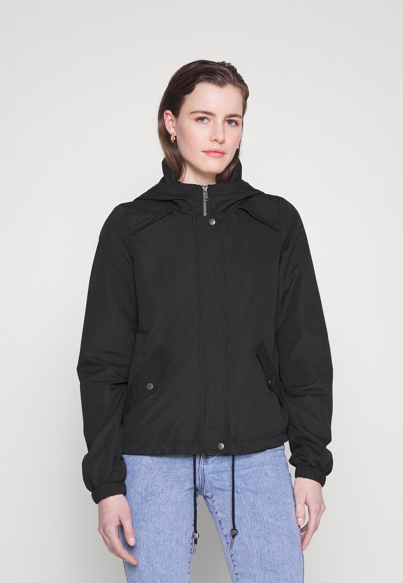 Vero Moda Tall VMZOA SHORT - Light jacket - black - Zalando.co.uk