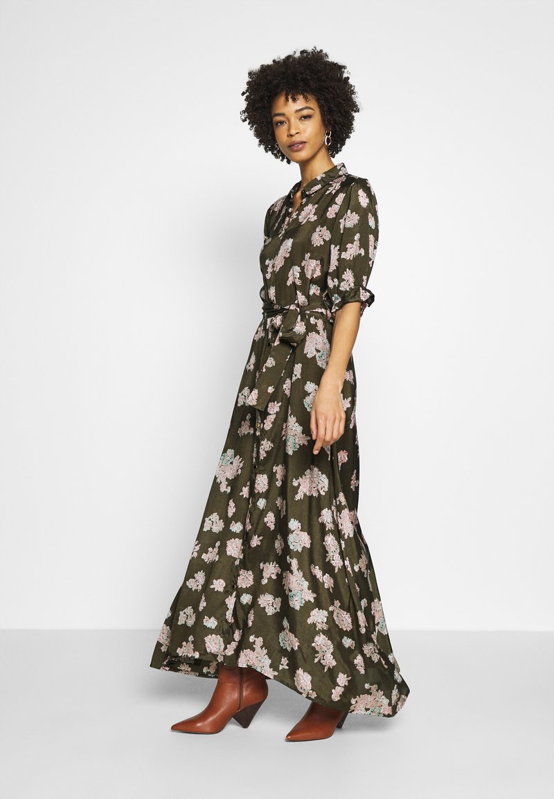 Kaffe KAVELANA DRESS - Maxi dress - grape leaf/khaki - Zalando.ie