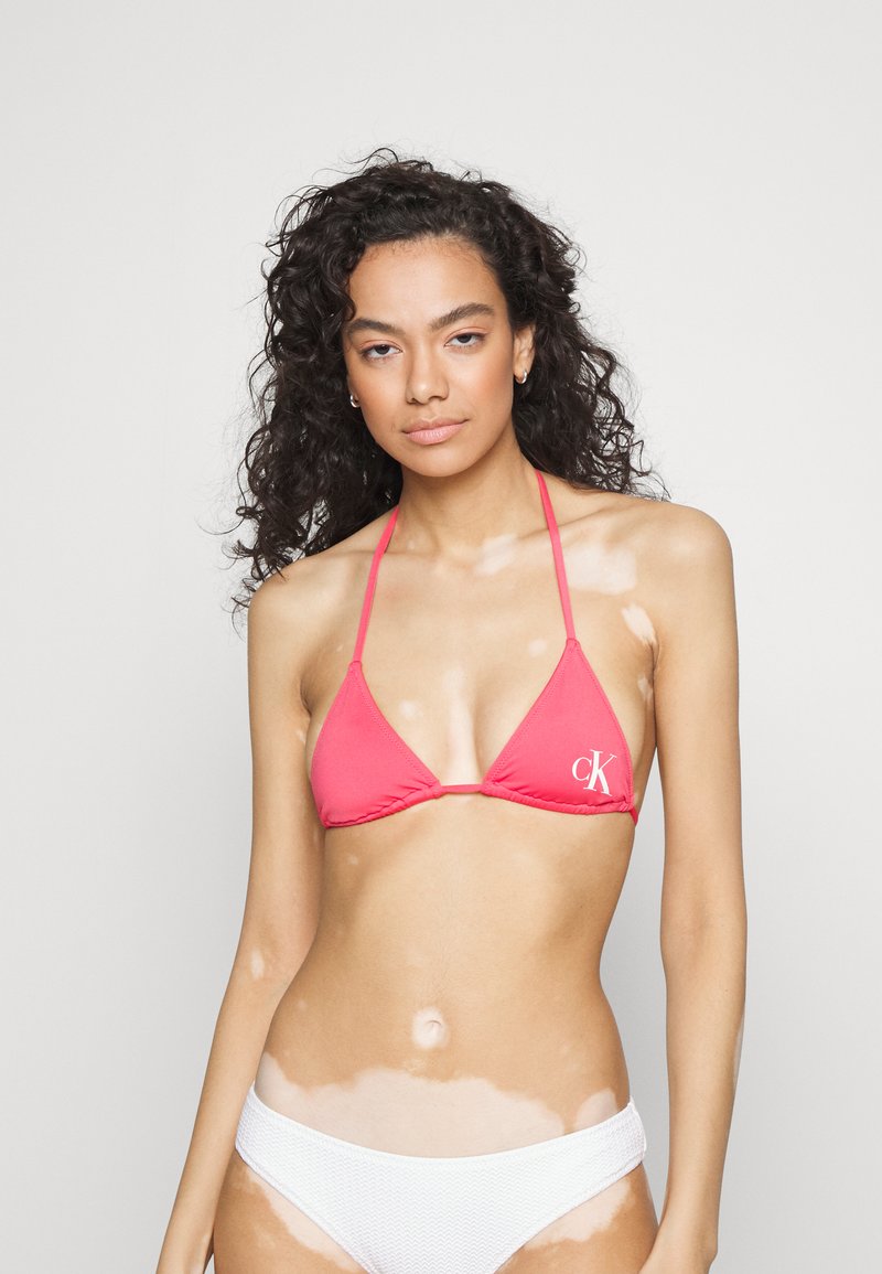 Calvin Klein Swimwear Bikini Top Pink Flash Pink Zalando De