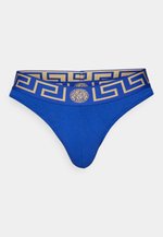 Versace UNDERPANTS THONG TOPEKA BI-STRETCH - Braguitas - blue/gold/azul - Zalando.es