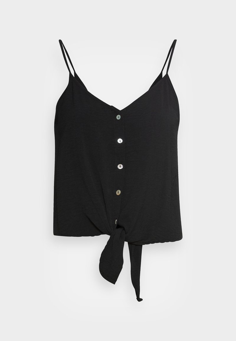 ONLY ONLMETTE STRAP BUTTON - Top - black/nero - Zalando.it