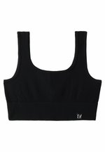 Calzedonia RIBBED SEAMLESS - Top - schwarz black/negro - Zalando.es