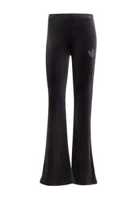 adidas Originals WITH RHINESTONE TREFOIL - Trousers - black - Zalando.co.uk