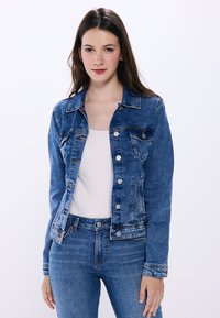Springfield Denim jacket - blue - Zalando