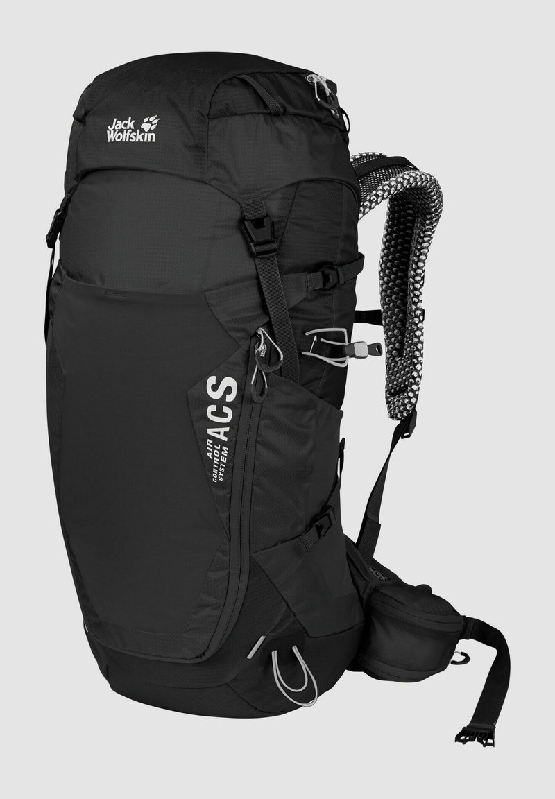 Jack Wolfskin CROSSTRAIL - Hiking rucksack - black - Zalando