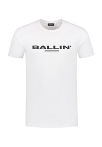 Ballin REGULAR FIT - CREWNECK SS - T-Shirt print - white/weiß - Zalando.de