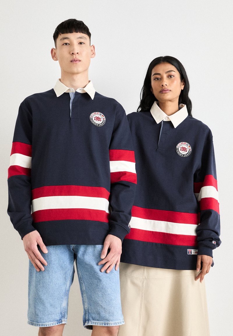 Tommy Jeans ARCHIVE GAMES RUGBY UNISEX - Sweater - twilight indigo ...