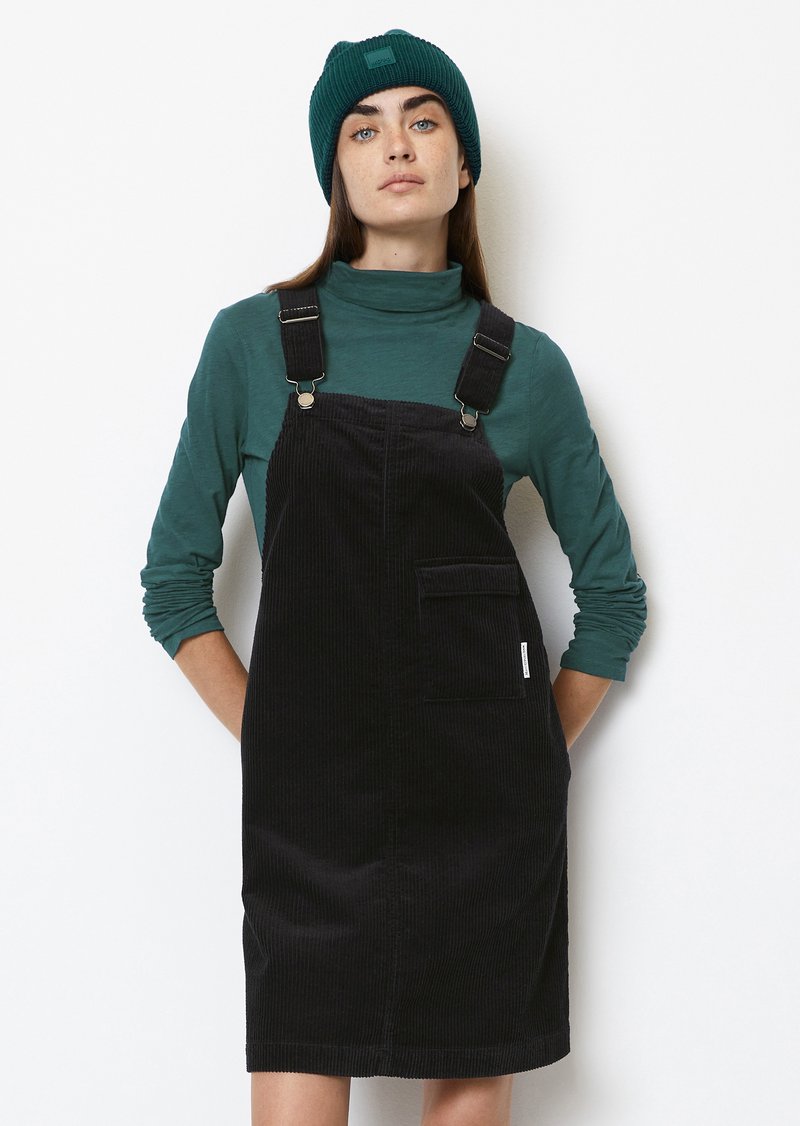 Marc O'Polo DENIM DRESS FLAP POCKET - Robe de jour - black/noir ...