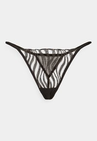 Undress Code BLOSSOM THONG ZEBRA - String - black/svart - Zalando.se