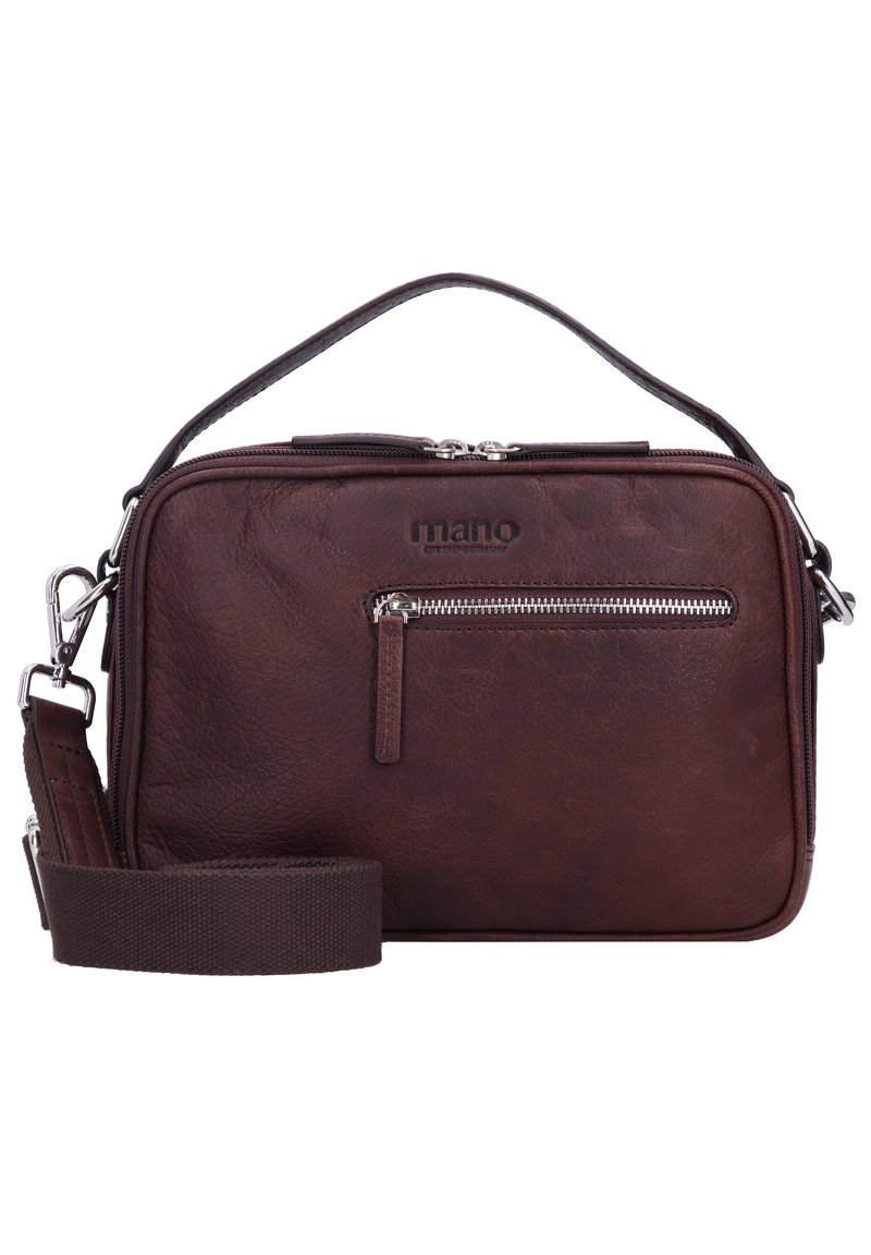 mano DON PIETRO - Handtas - dunkelbraun/donkerbruin - Zalando.nl