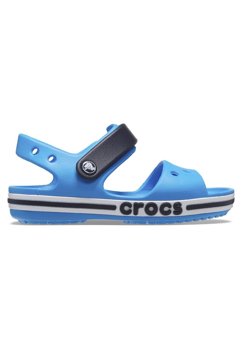 Crocs BAYABAND - Riemensandalette - ocean/stone-blue denim - Zalando.de