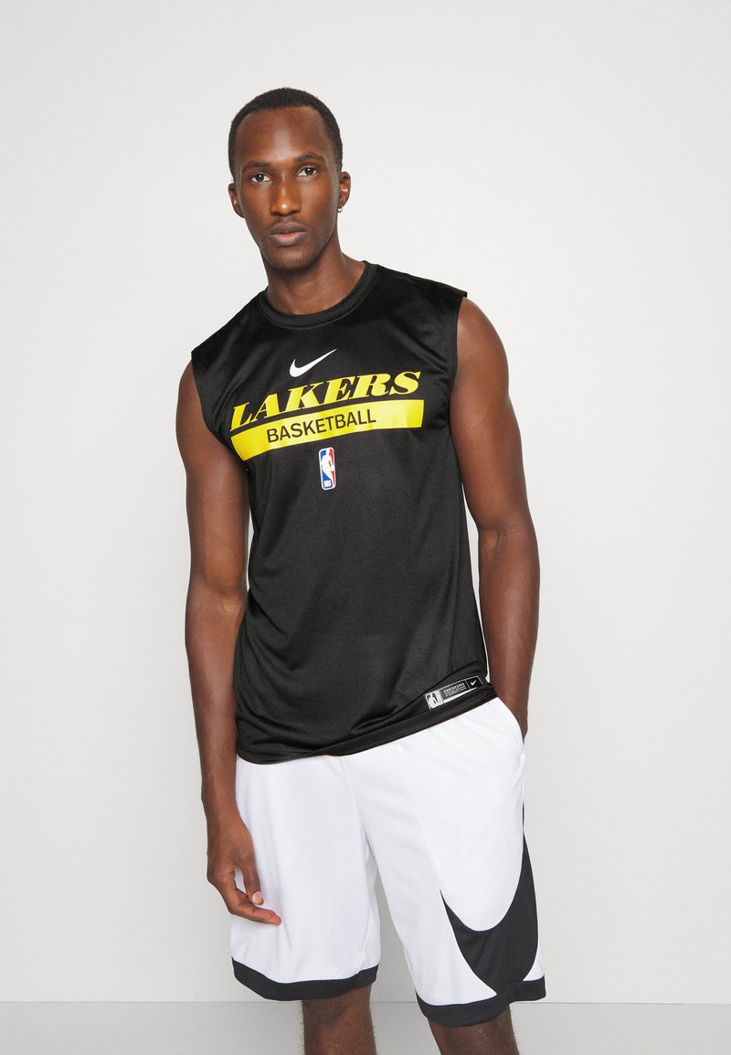 Nike Performance NBA LOS ANGELES LAKERS PRACTICE TANK - Top - black ...