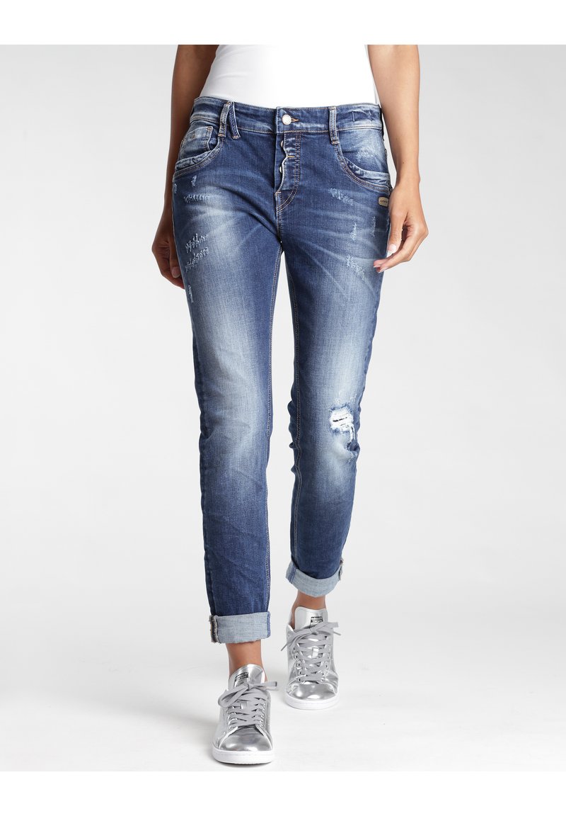 Gang 94GERDA - Slim fit jeans - strong vint wash/blue denim - Zalando.de