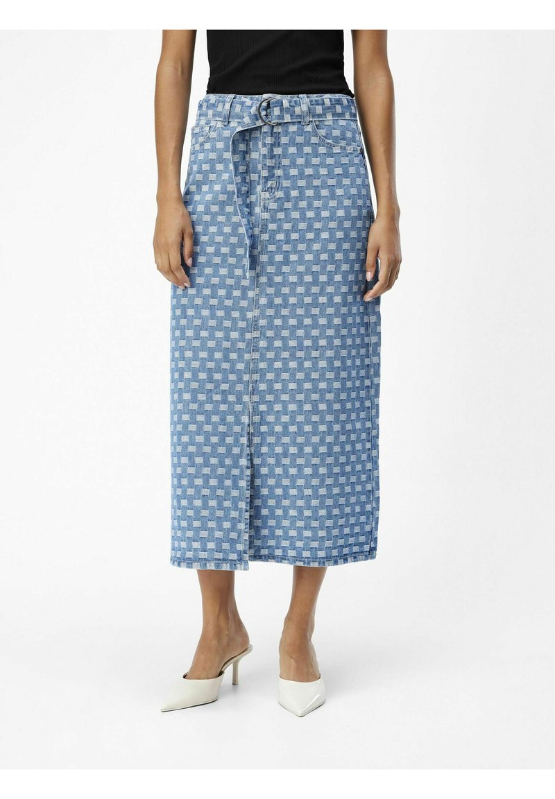 Object Jeansrock - medium blue denim/blue denim - Zalando.de