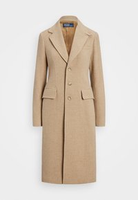 Polo Ralph Lauren HERRINGBONE COAT - Klasikinis paltas - taupe/rausvai pilka - Zalando.lt