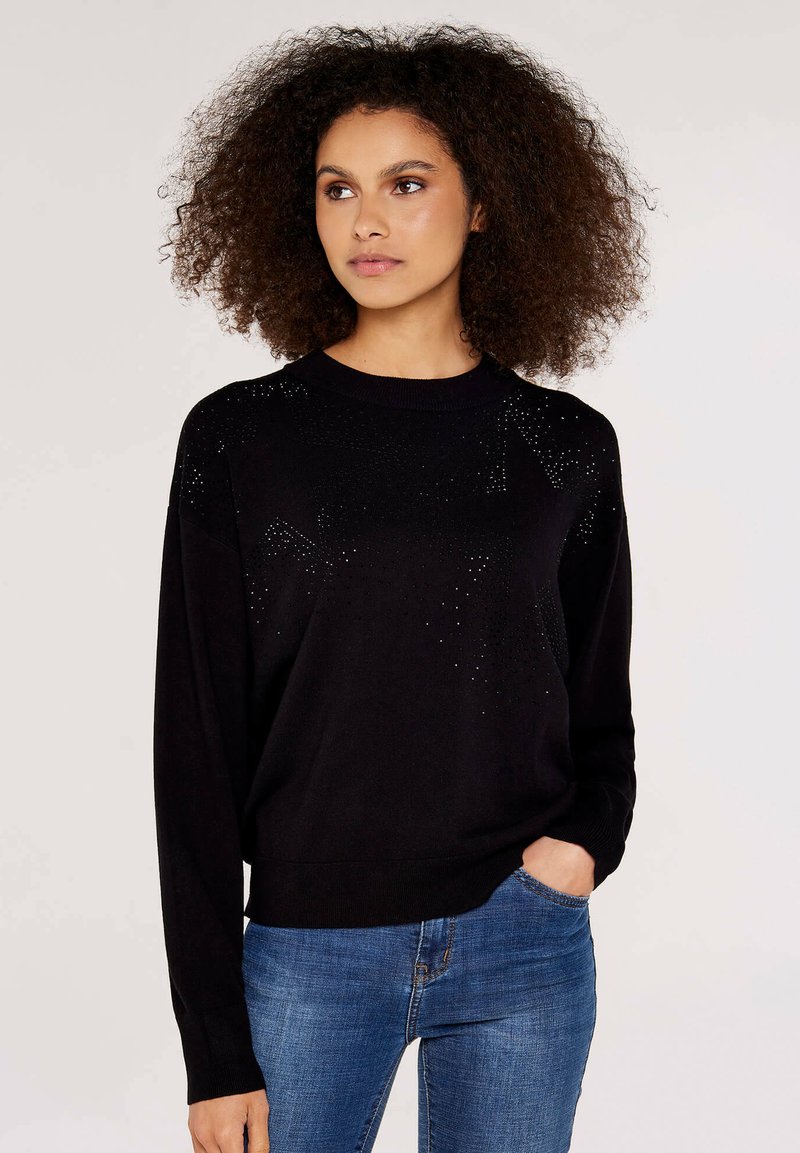 Apricot STAR HEATSEALED - Jersey de punto - black/negro - Zalando.es