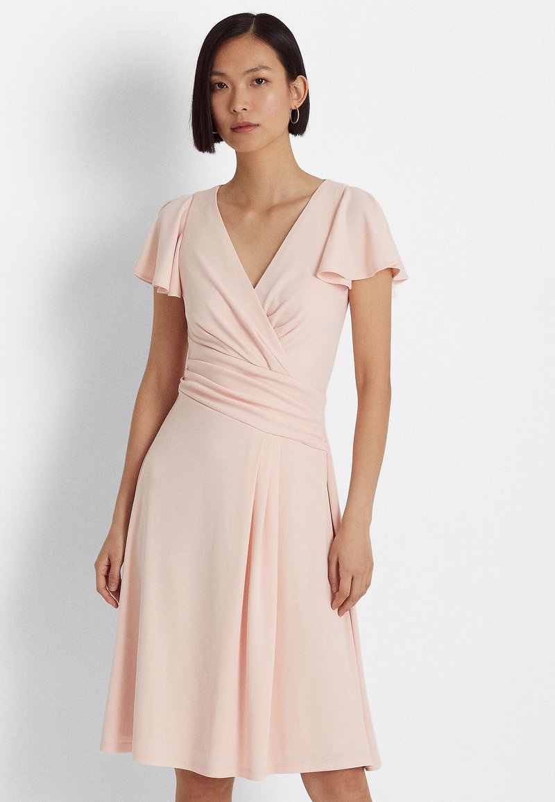 Lauren Ralph Lauren BESARRY SHORT SLEEVE DAY DRESS - Cocktailkleid/festliches Kleid - pale pink ...