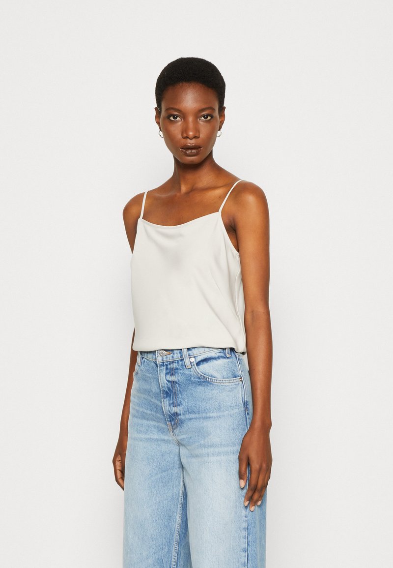 Calvin Klein CAMI - Top - silver gray/gris claro - Zalando.es