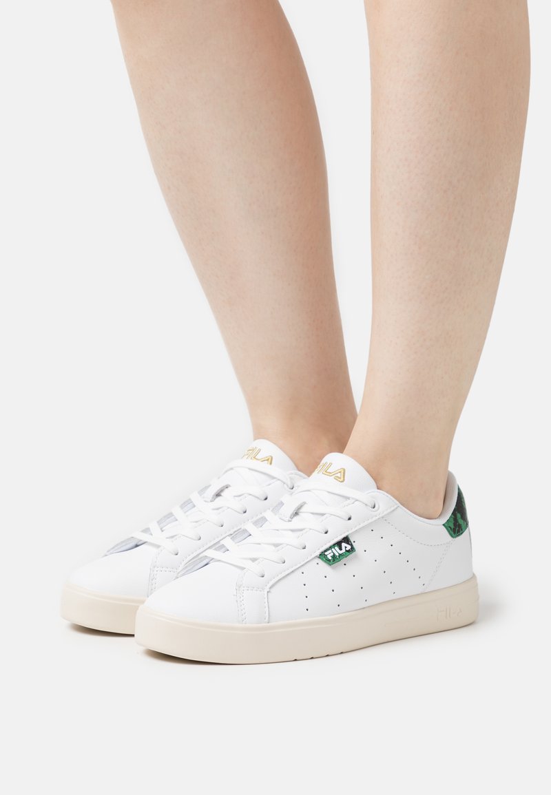 Fila LUSSO - Trainers - white-verdant green/white - Zalando