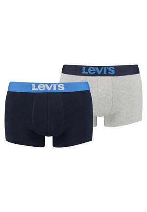 Levi's® SOLID BASIC BOXER 2 PACK - Culotte - middle grey melange/grigio - Zalando.it