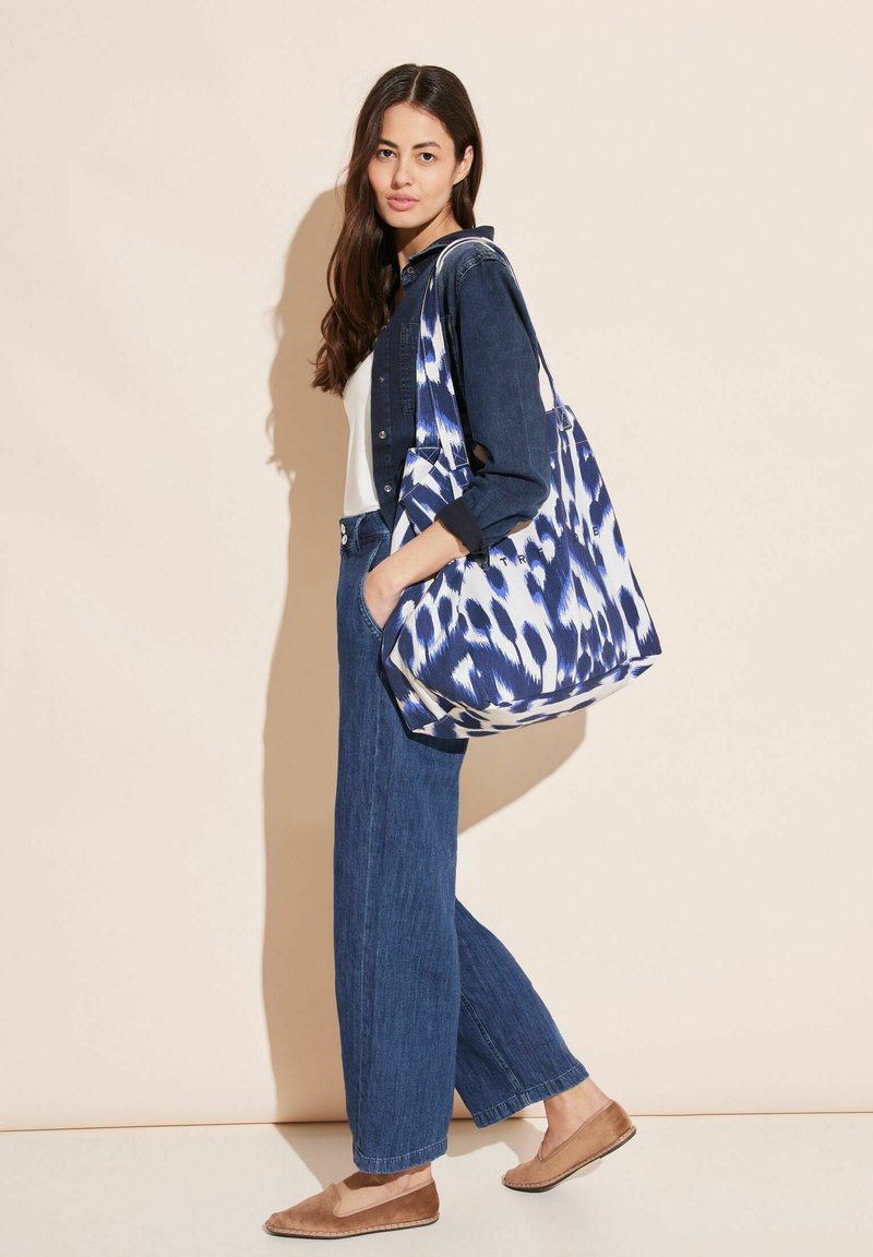 Street One SHOPPER - Tote bag - blau/mottled dark blue - Zalando