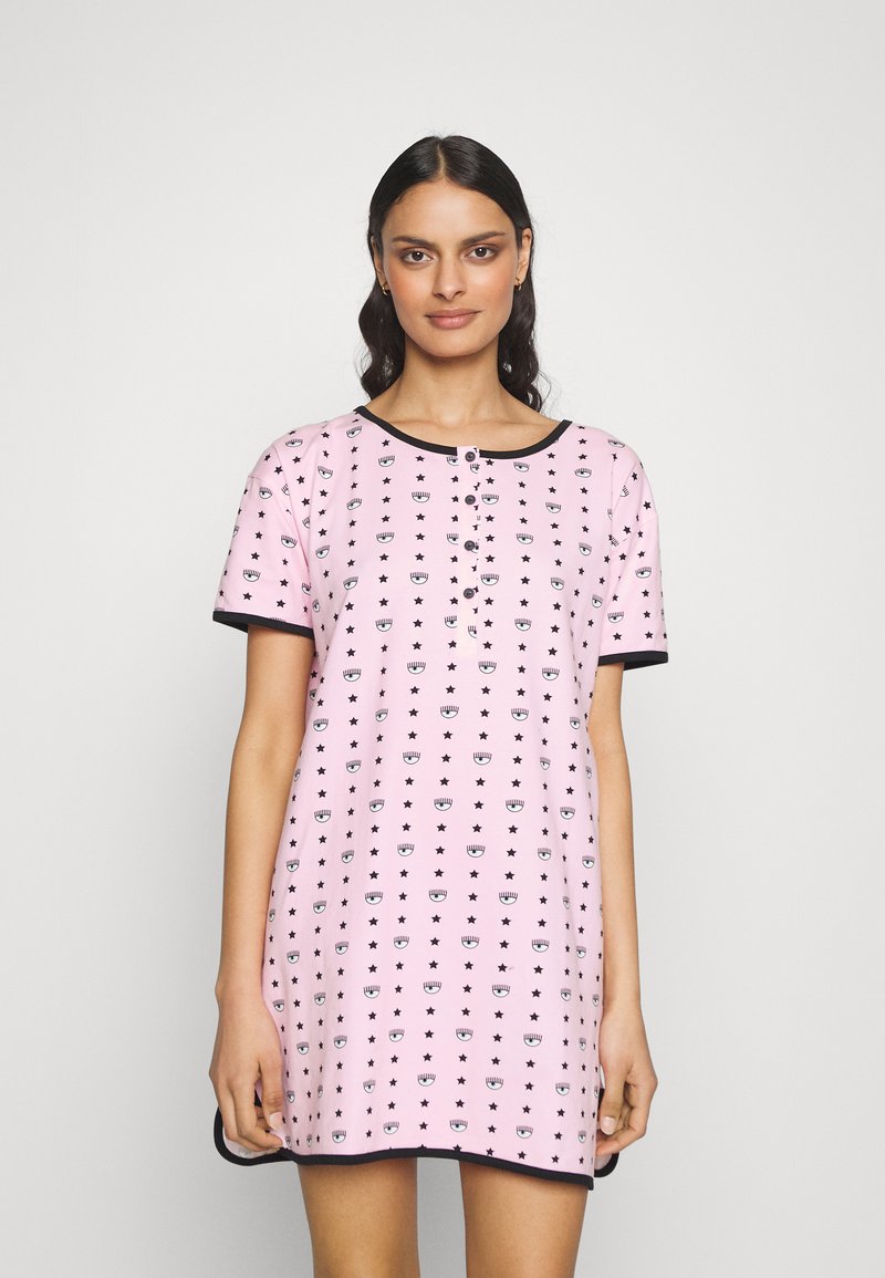 CHIARA FERRAGNI SHORT NIGHTGOWN - Nattlinne - fantasy pink/flerfärgad ...