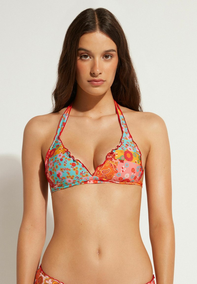 Calzedonia ALICANTE TRIANGLE - Bikini-Top - multifarben c cashmere ...