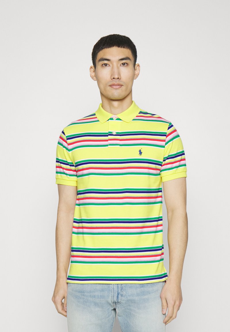 Polo Ralph Lauren SHORT SLEEVE - Poloshirt - lemon crush multi/gelb ...