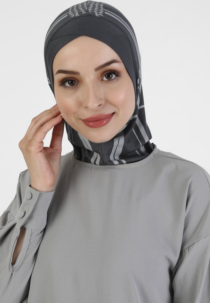 Modanisa BONNET MERVIN ÅŽAL - Halsduk - grey/grå - Zalando.se