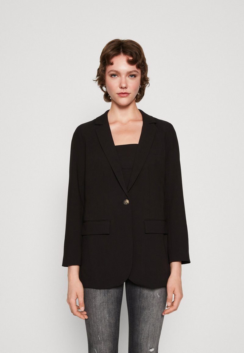 Object OBJSIGRID L/S NOOS - Blazer - black - Zalando.de