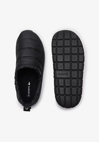 Lacoste SERVE - Slipper - blk blk/schwarz - Zalando.de