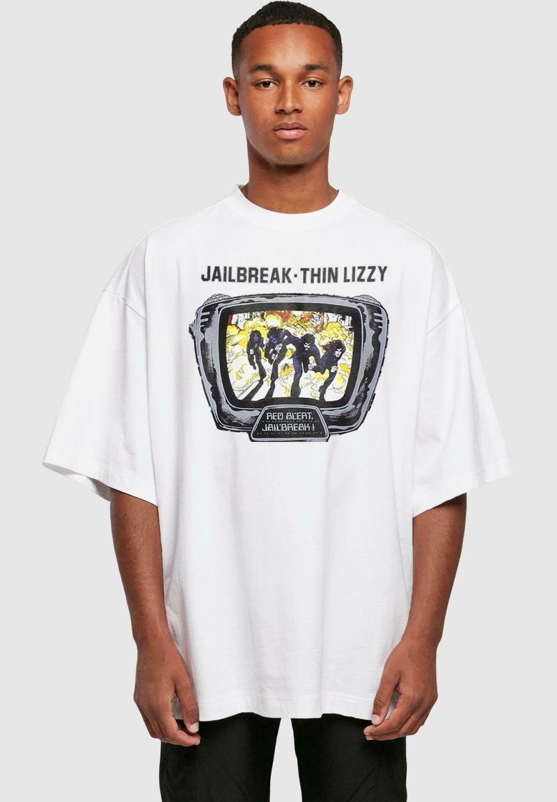 Merchcode THIN LIZZY - JAILBREAK HUGE - T-Shirt print - white/weiß ...