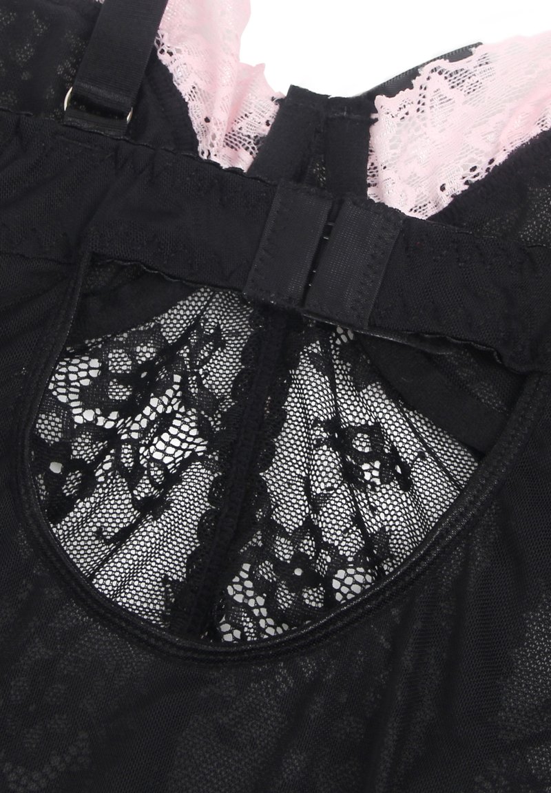 Organza Lingerie SEXY NEGLIGEE - Nightie - black - Zalando