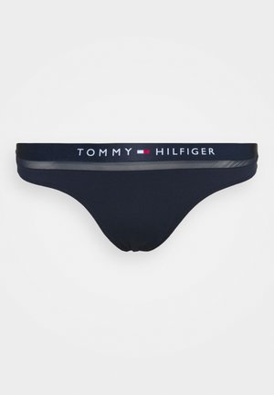 Tommy Hilfiger SHEER FLEX THONG - Perizoma - navy blazer/blu scuro - Zalando.it