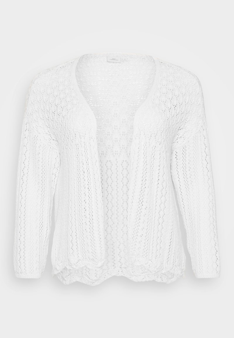 ONLY Carmakoma CARNOLA LIFE OPEN - Strickjacke - cloud dancer/offwhite ...
