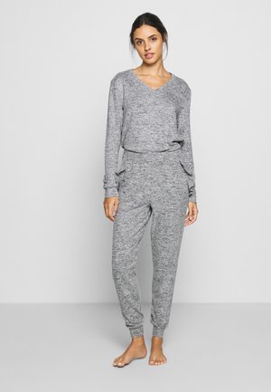 Anna Field AMANDA LONG PJ SET - Pyjamas - black/svart - Zalando.no