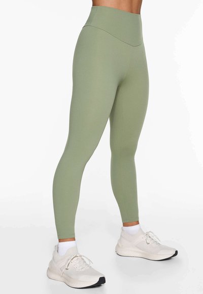 ONLY Play ONPPERFORMANCE LEGGINGS - Tights - dusty olive/oliv - Zalando.ch