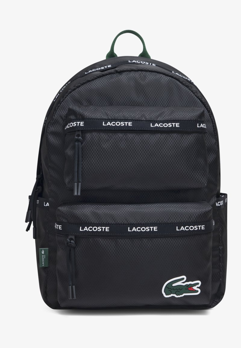 Lacoste BACKPACK TAPIN - School bag - noir/black - Zalando.co.uk