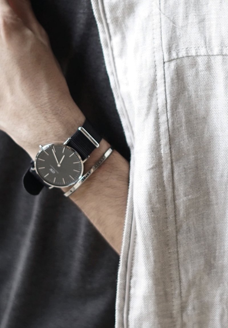 Daniel Wellington CLASSIC CORNWALL 36MM - Ure - silver-coloured ...