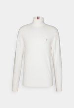 Tommy Hilfiger PIMA ROLL NECK - Trui - ancient white/wit - Zalando.nl
